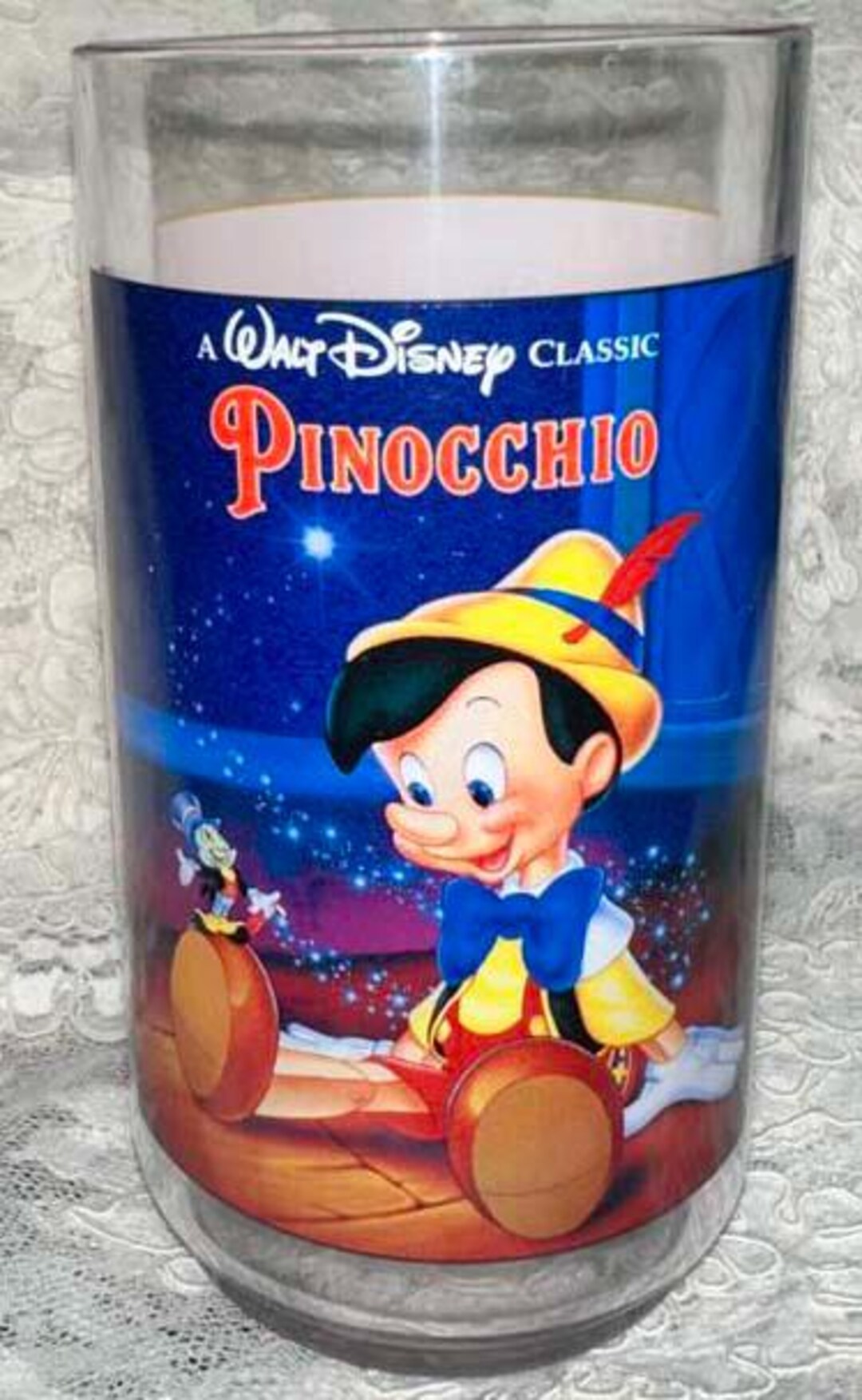 DISNEY PINOCCHIO TUMBLER Walt Disney's Classic Plastic Drinking Tumbler ...