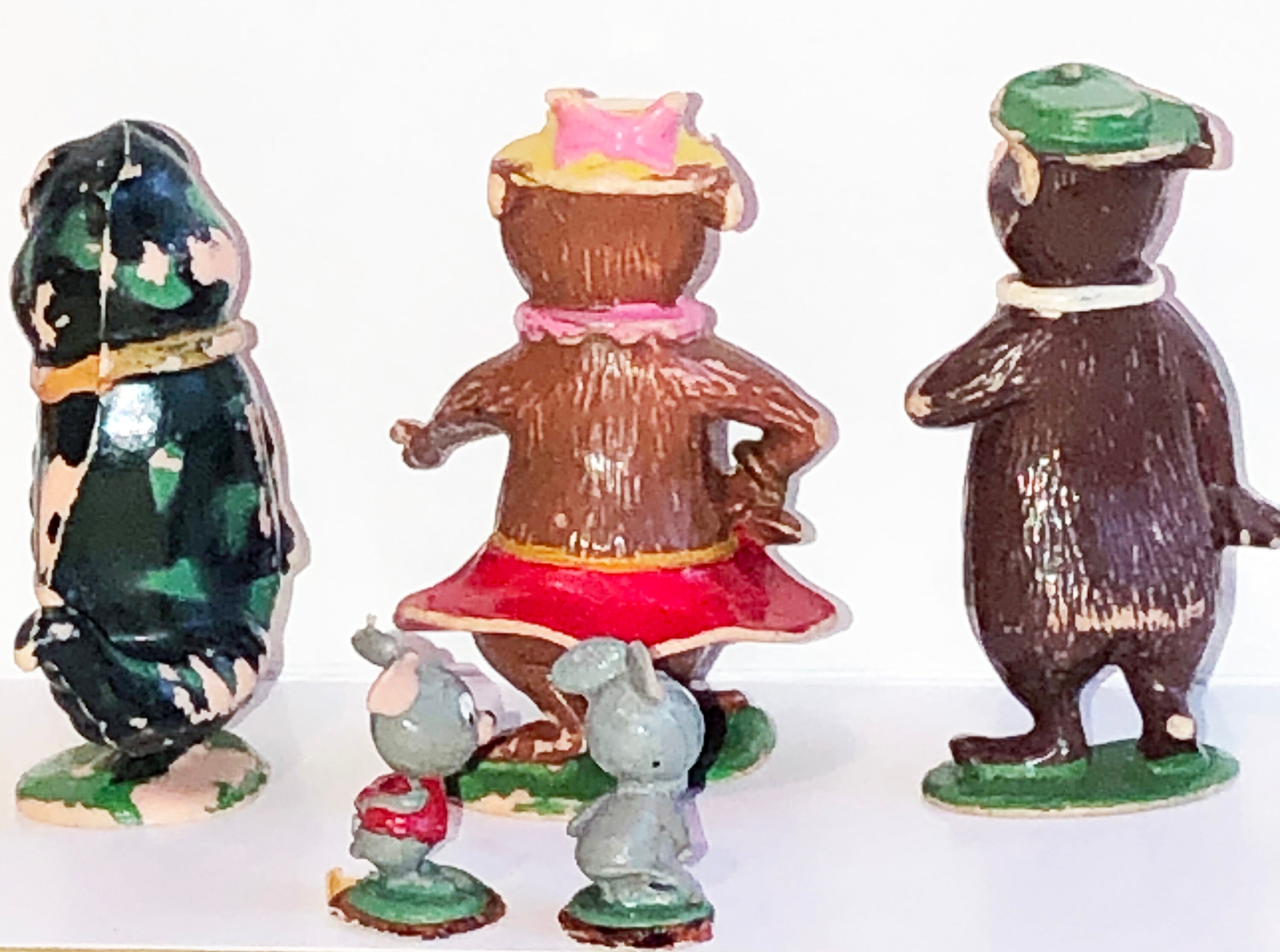 Vintage LARGER MARX TINYKINS Large Scale Rare Sized Figures Plastic ...