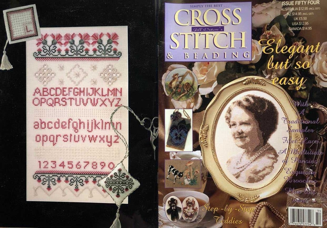 BEADING CROSS STITCH Back Issue Magazine Number Fifty Four 65 Great ...