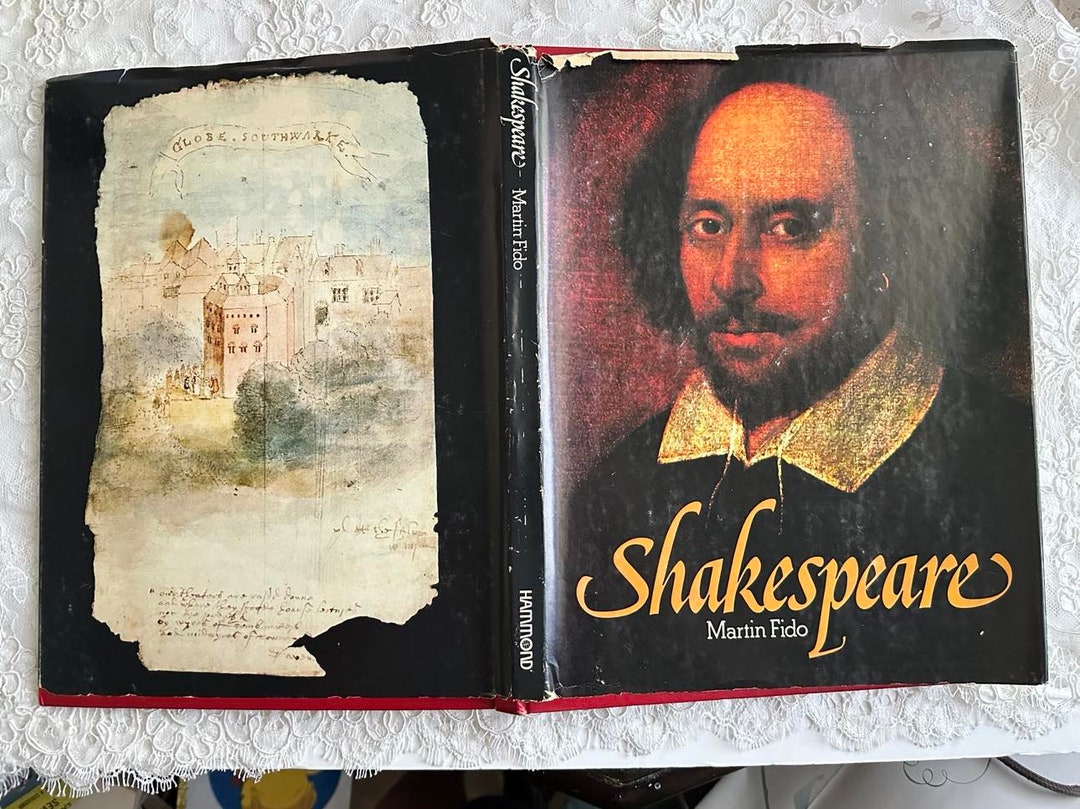 1978 WILLIAM SHAKESPEARE VINTAGE Hardbound Book on His Life Martin Fido ...