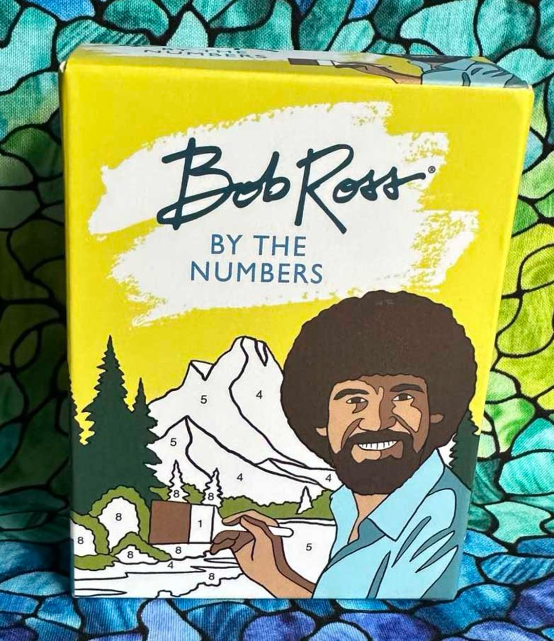 BOB ROSS PAINT by the Numbers Miniature Kit With 3 Canvases, Wooden ...