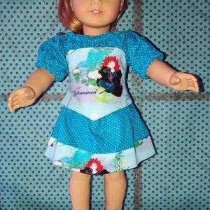 DISNEY MERIDA BRAVE 18" Doll Dress & Corset Set Includes Plastic Hanger ...