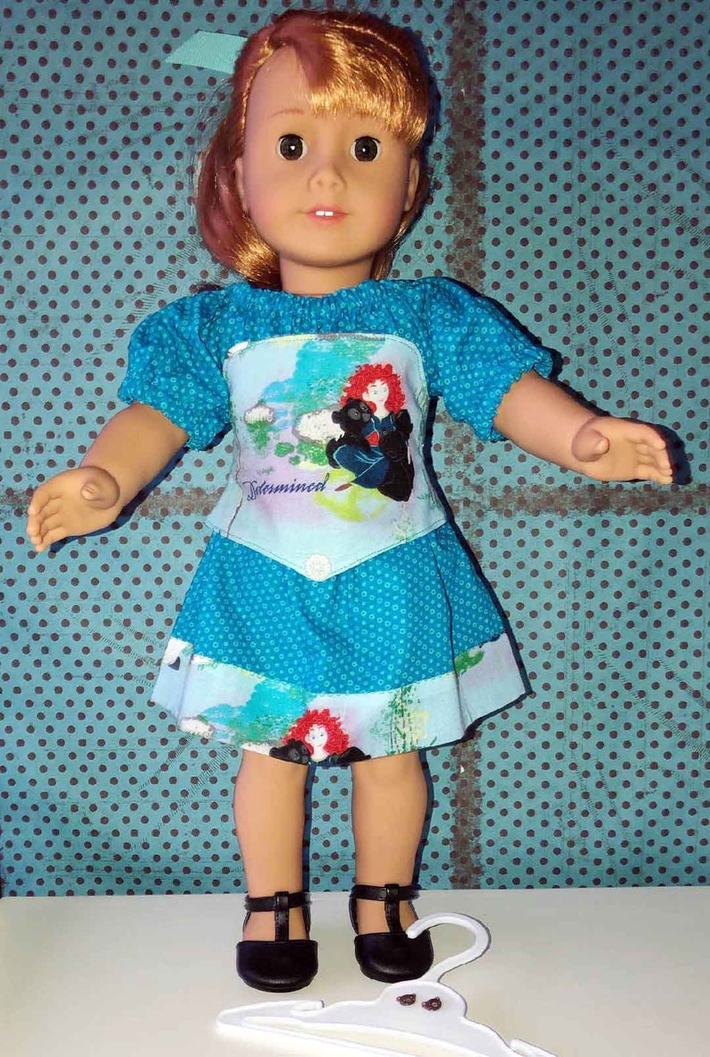 DISNEY MERIDA BRAVE 18" Doll Dress & Corset Set Includes Plastic Hanger ...