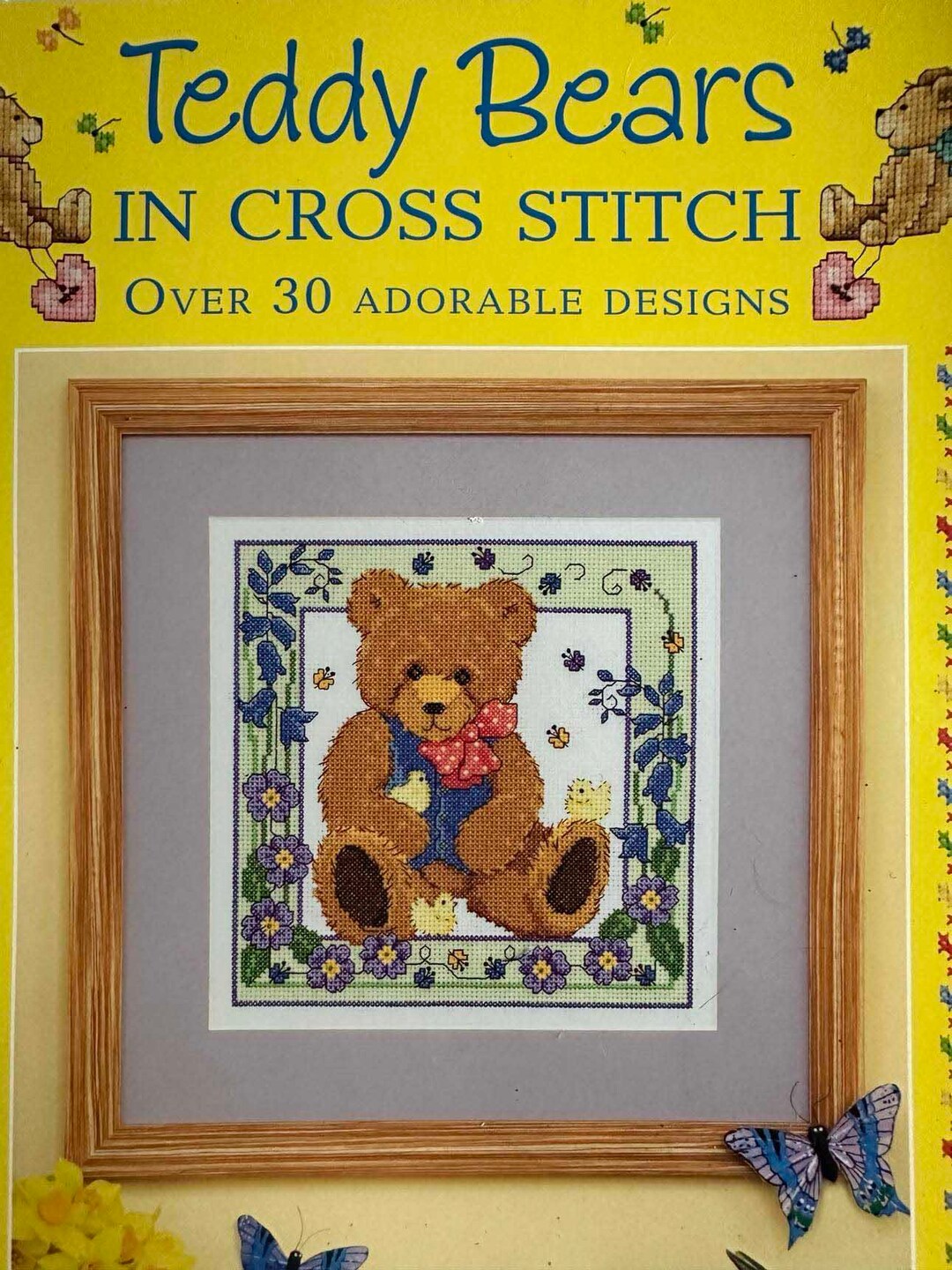 30 Designs TEDDY BEARS Cross Stitch FAMOUS Artists Sue Cook Joan ...