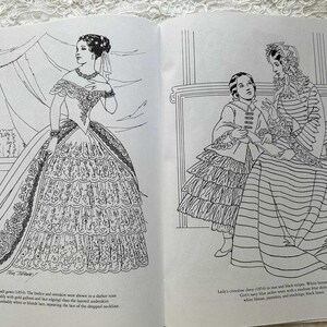 DOVER VICTORIAN FASHIONS Tom Tierney Vintage Coloring Book 45 ...