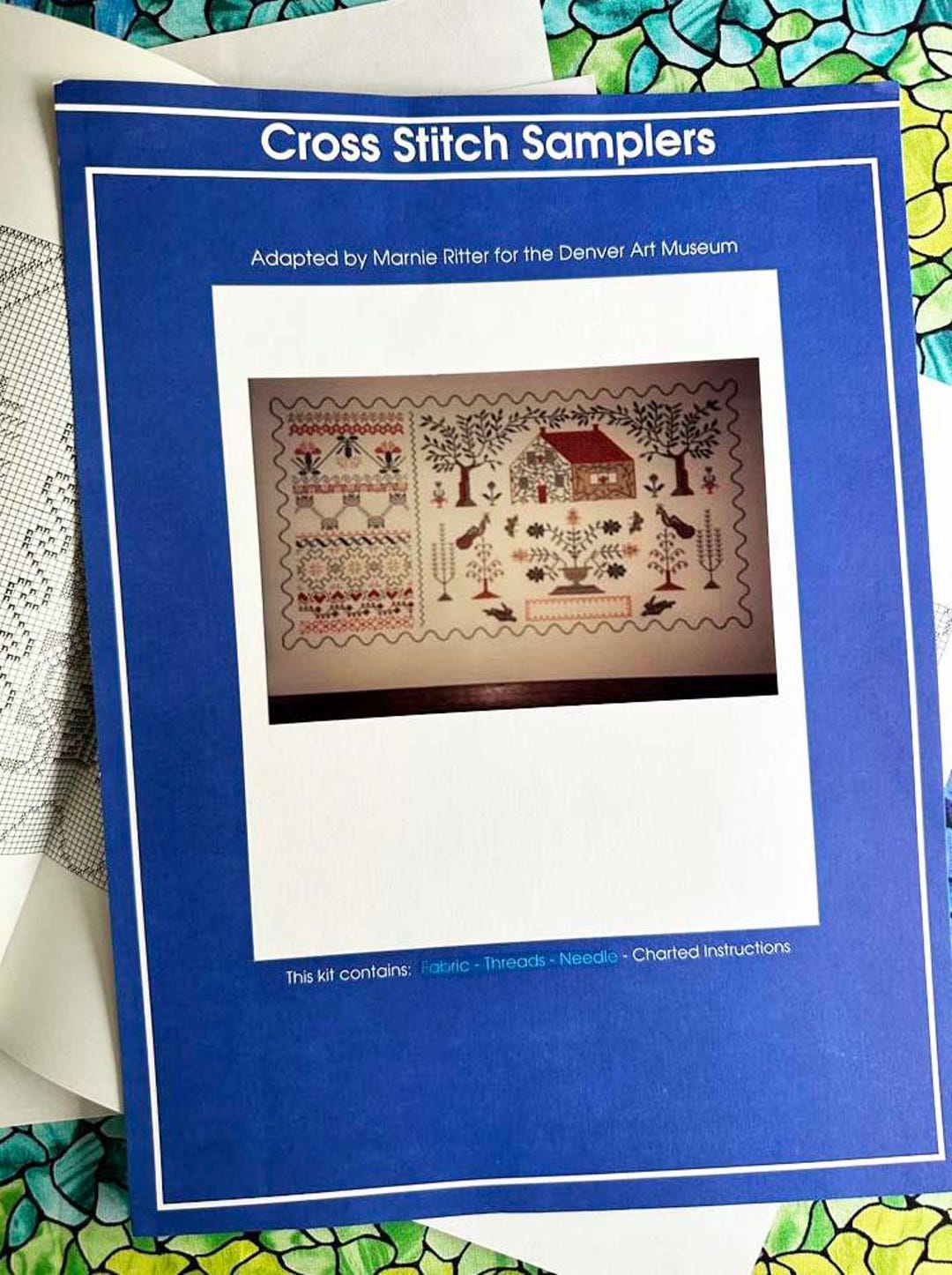 DENVER ART MUSEUM Cross Stitch Sampler Original Chart (not a Download ...