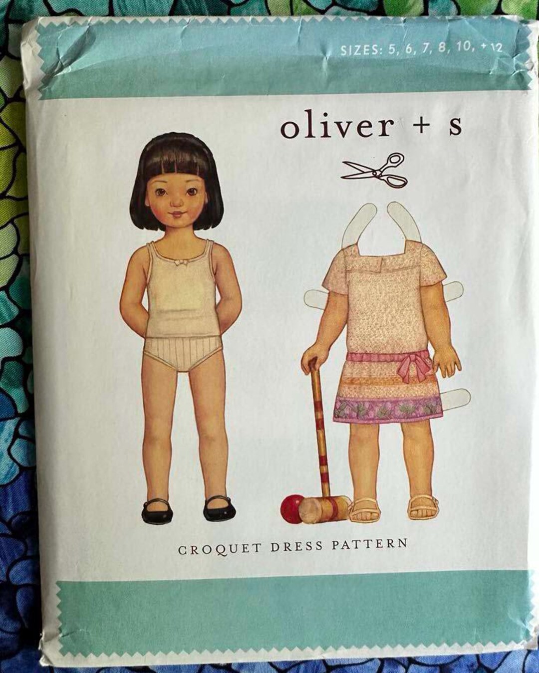 OLIVER + S CROQUET DRESS Girls Sewing Pattern New Uncut Condition Sizes ...