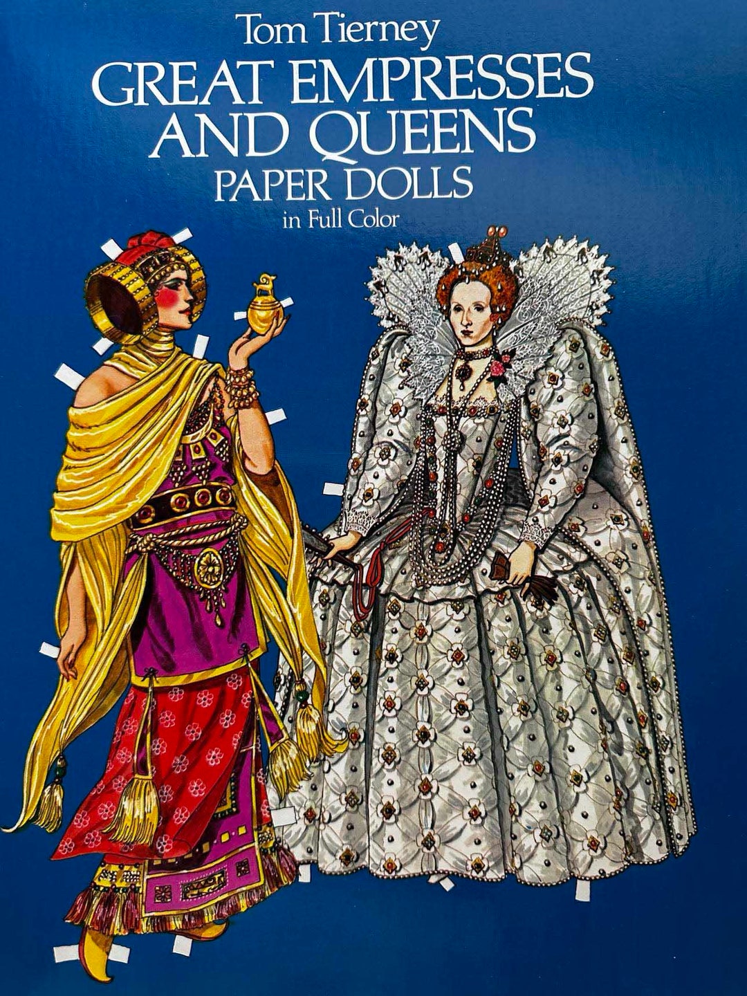 1982 Great EMPRESSES & QUEENS PAPER Dolls by Tom Tierney Dover ...