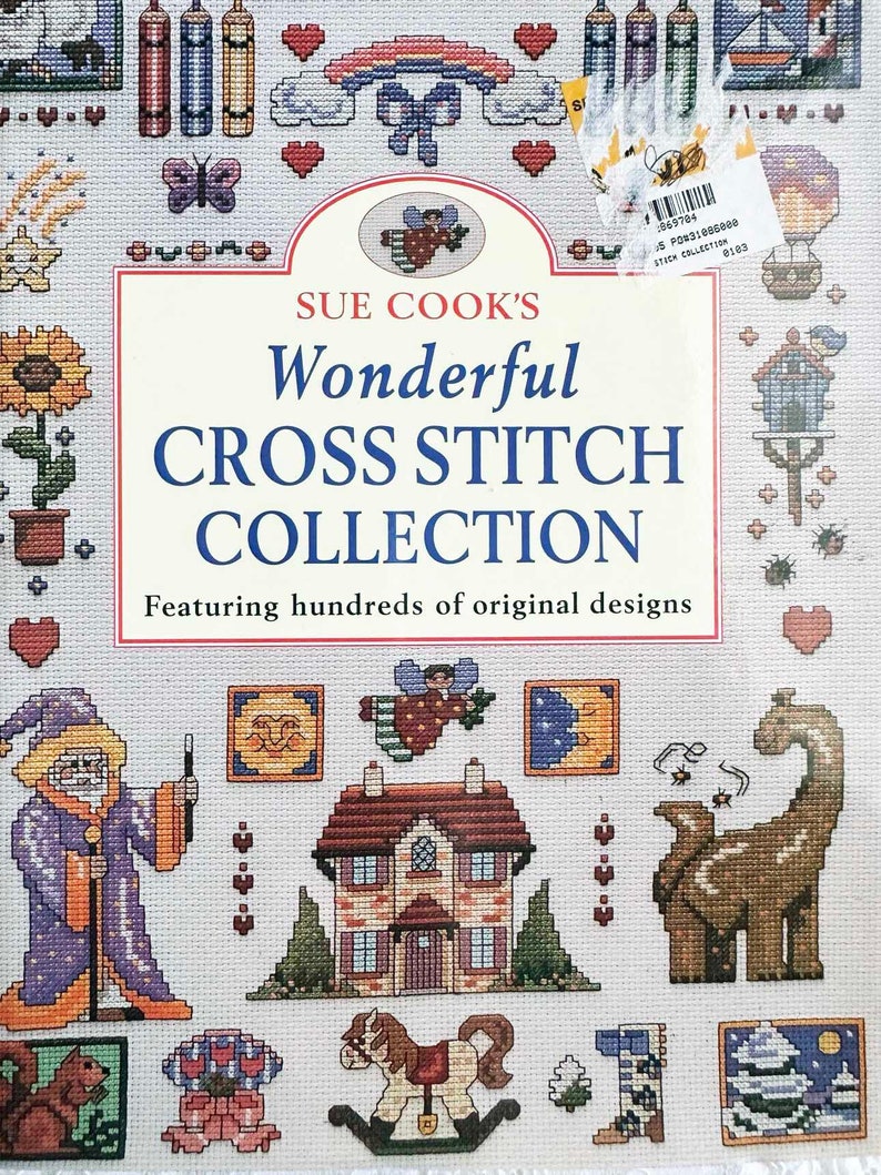 Sue Cook WIZARD VICTORIAN HOUSES Tons of Color Cross Stitch Designs ...