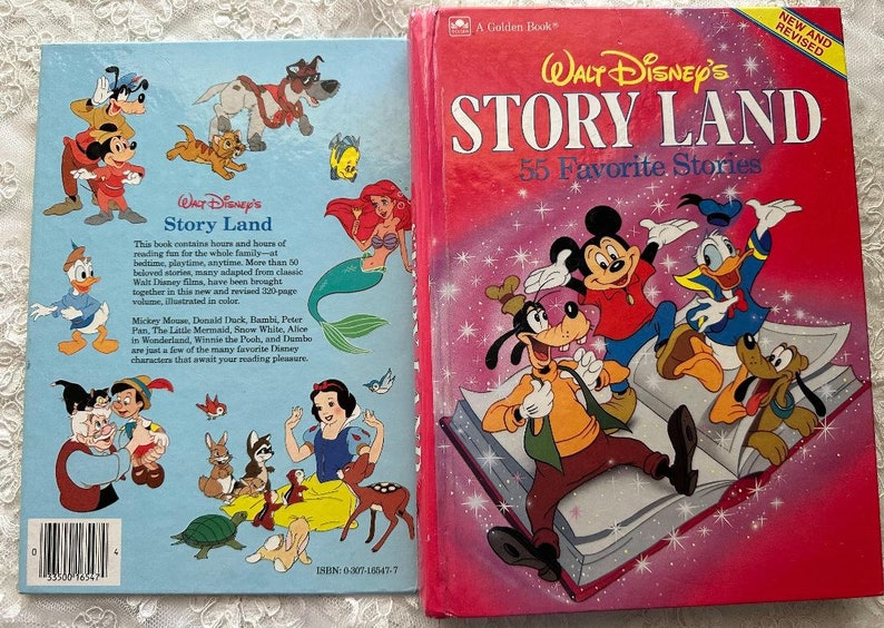 1962 WALT DISNEY STORYLAND Thick Hardbound Book in Great - Etsy