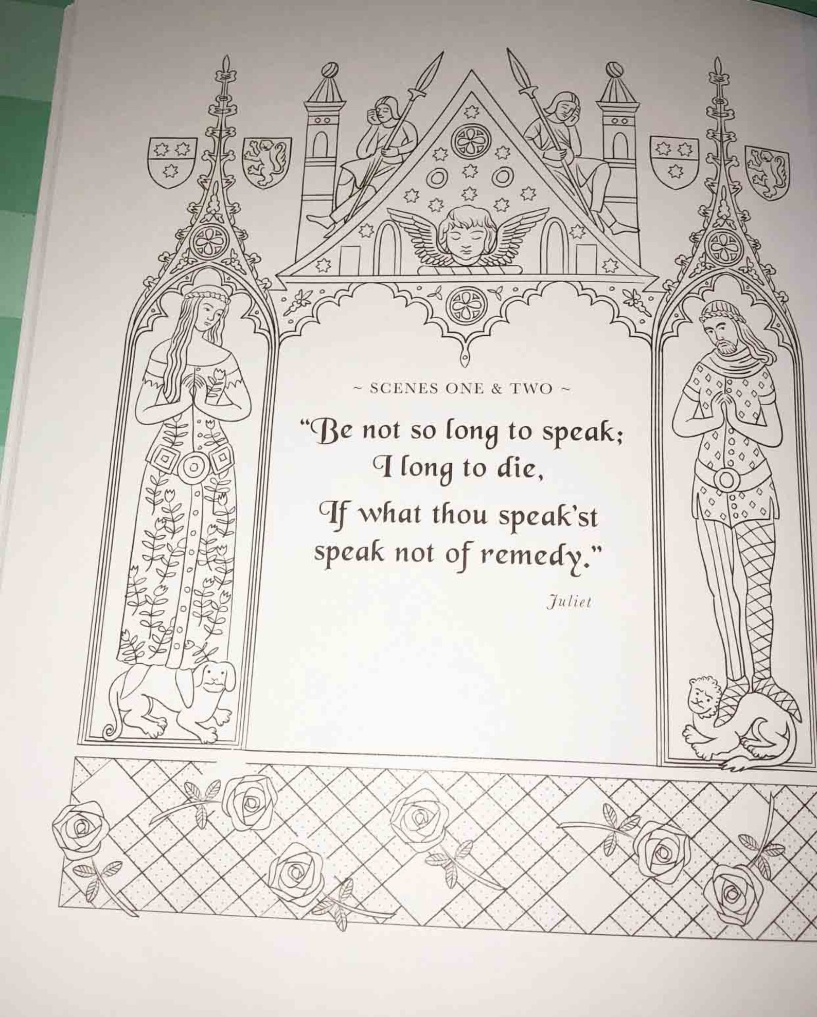 New ROMEO & JULIET SHAKESPEARE'S Play With Color Page - Etsy