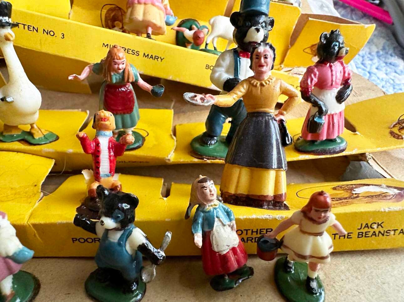 MARX FAIRYKINS BOXED Set 24 Vintage Please Read Description Very Old ...