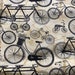 BICYCLES KATE Ward THACKER Next Day Art for Springs Industries - Etsy