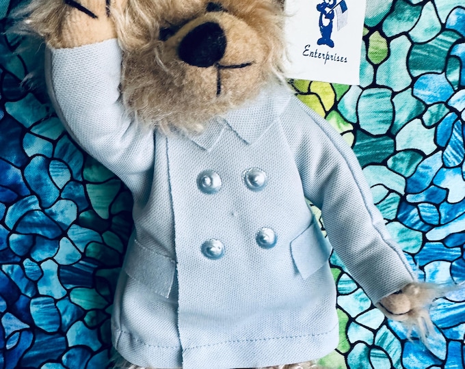 JOHN F. KENNEDY JR Salute Teddy Bear Limited Edition #010 Artist Signed ...