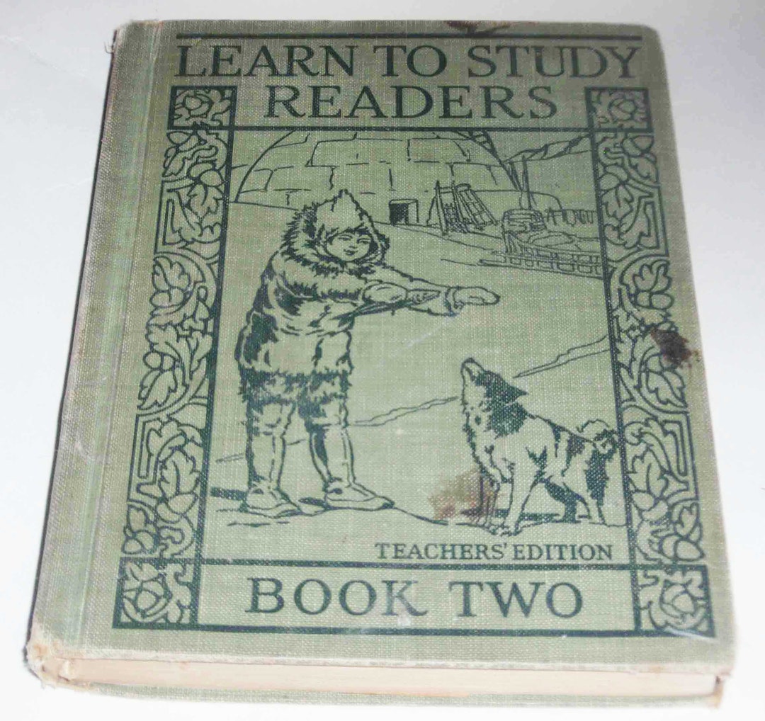 100 Year Old Book Very Vintage BOOK 1924 Ginn & Company TEACHERS Ed ...