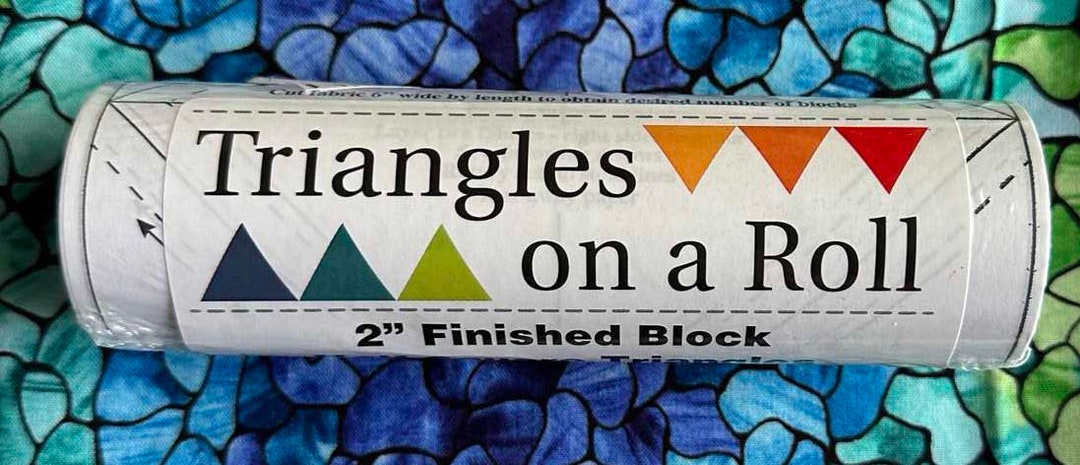 TRIANGLES on a ROLL QUILTING Paper Aid #H200 Grid Paper for Making 2 ...