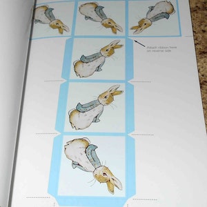 RARE BEATRIX POTTER Create Your Own Baby Nursery Book Paper Crafts F ...