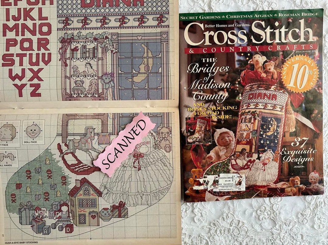 BRIDGES of MADISON COUNTY B.H.G. Better Homes & Gardens Cross Stitch ...