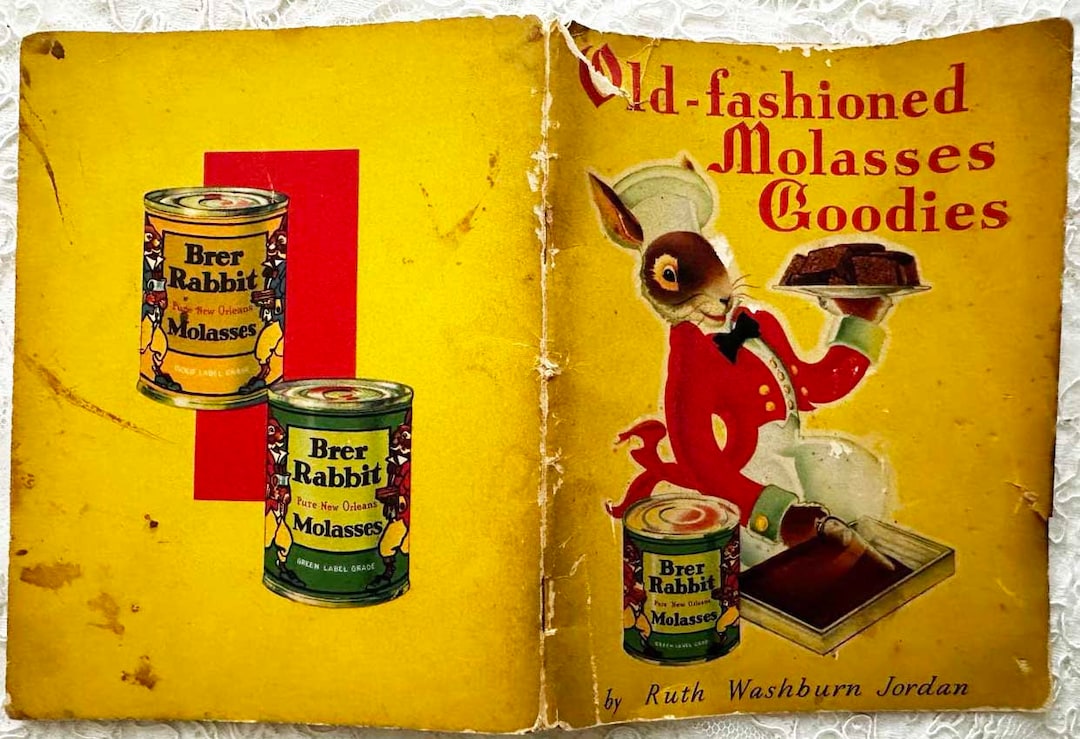 1934 BRER RABBIT ANTIQUE Old Fashioined Molasses Goodies Cook Book ...