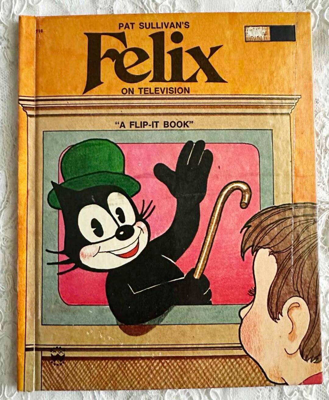1974 FELIX FLIP IT Book Childrens Book Pat Sullivan Hardbound Wonder ...