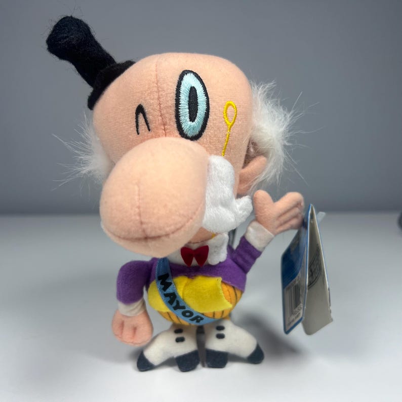 The Powerpuff Girls Cartoon Network 2001 Mayor Bean Bag 6” Plush NWT ...
