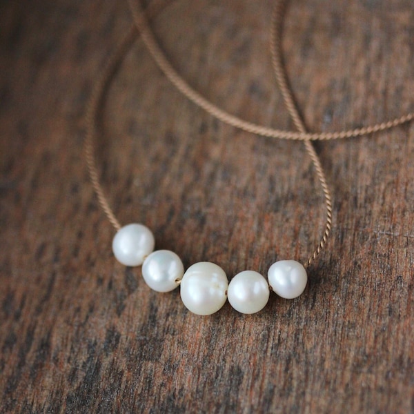 Silk Thread Necklace - Etsy