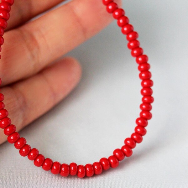Short Bead Necklace - Etsy