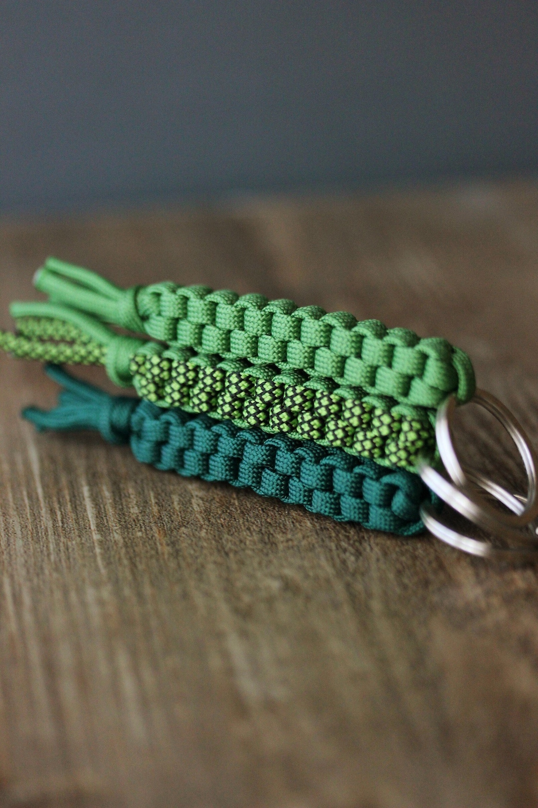 Braided Paracord Keychain Lanyard Cord Keychain Handle Paracord ...