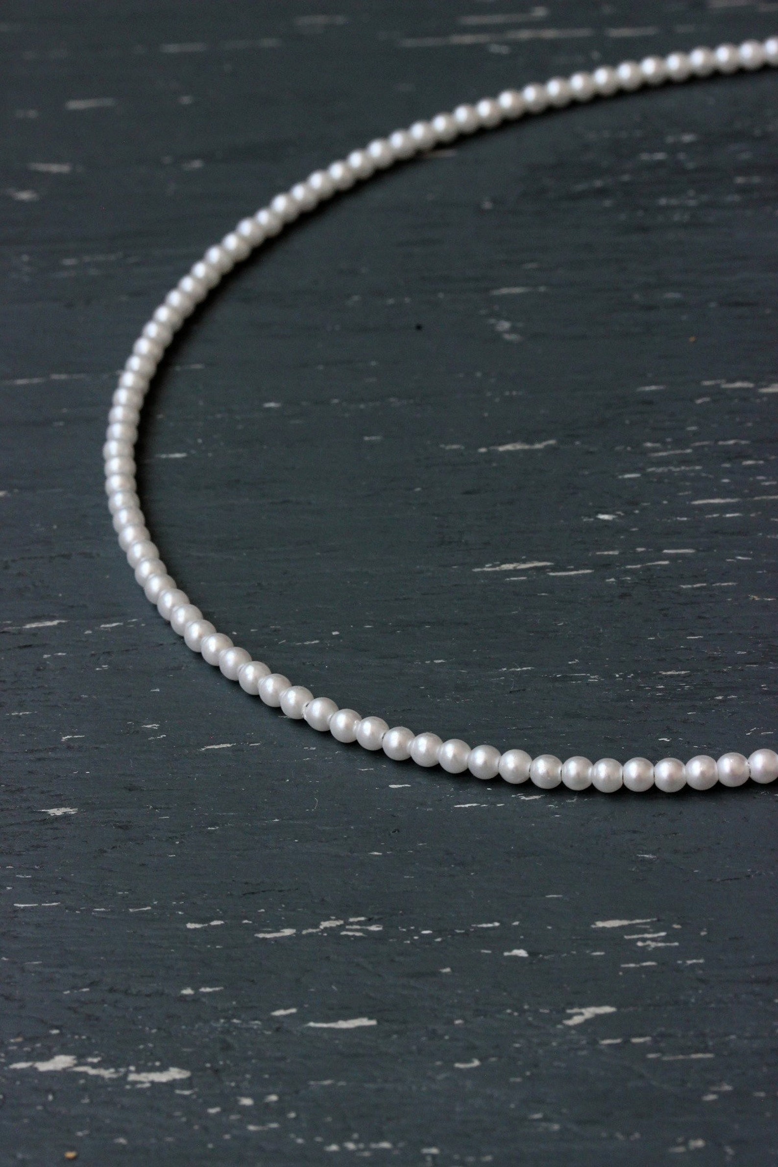 Dainty White Small Pearl Choker Necklace Tiny Pearls Necklace - Etsy
