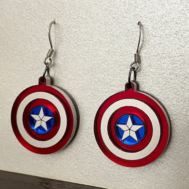 Shield Earrings - Etsy