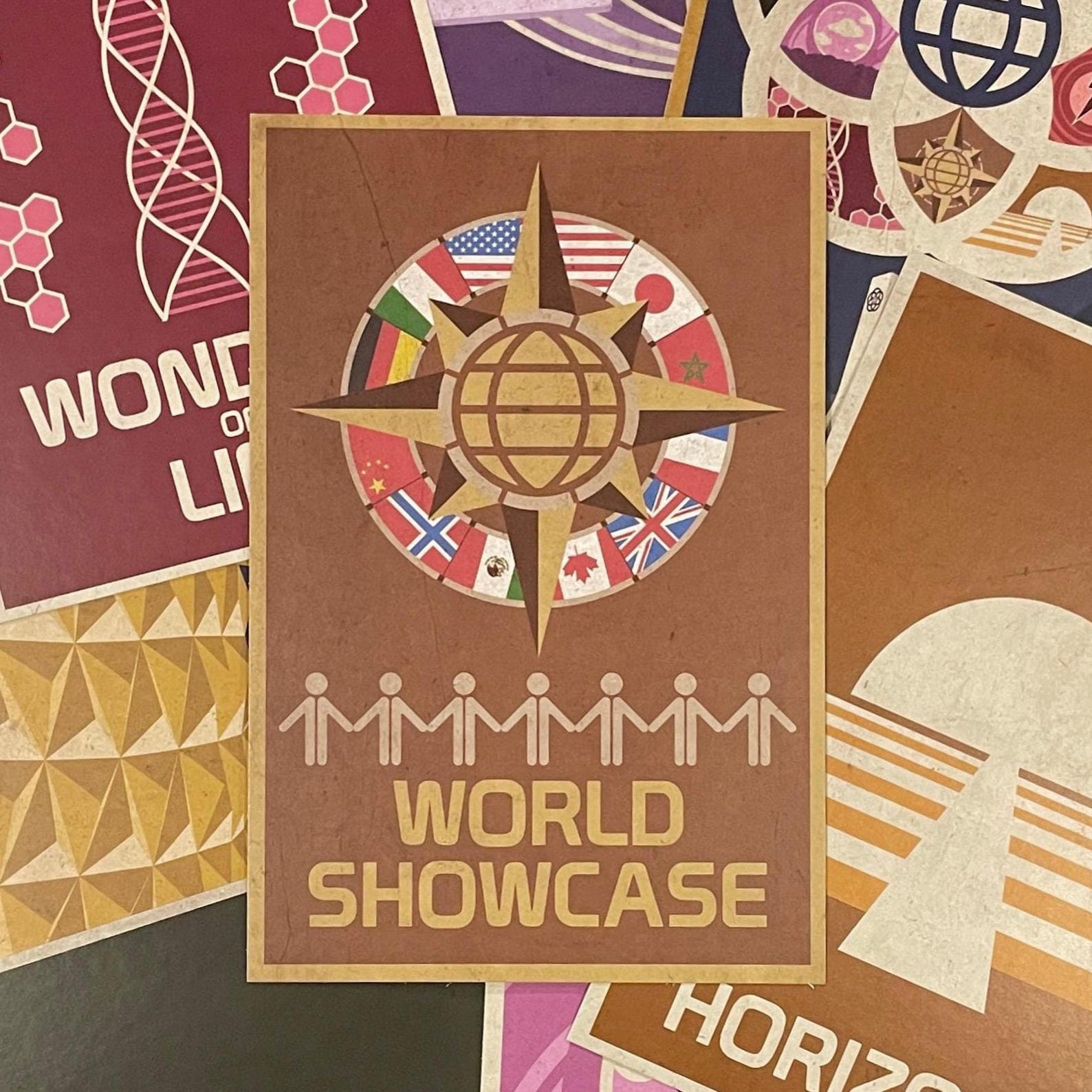 EPCOT Center Postcard Set - Etsy