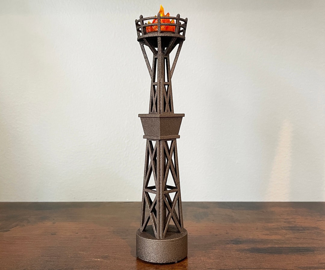 Mini Epcot Torch Ornament - Lights Up - Etsy