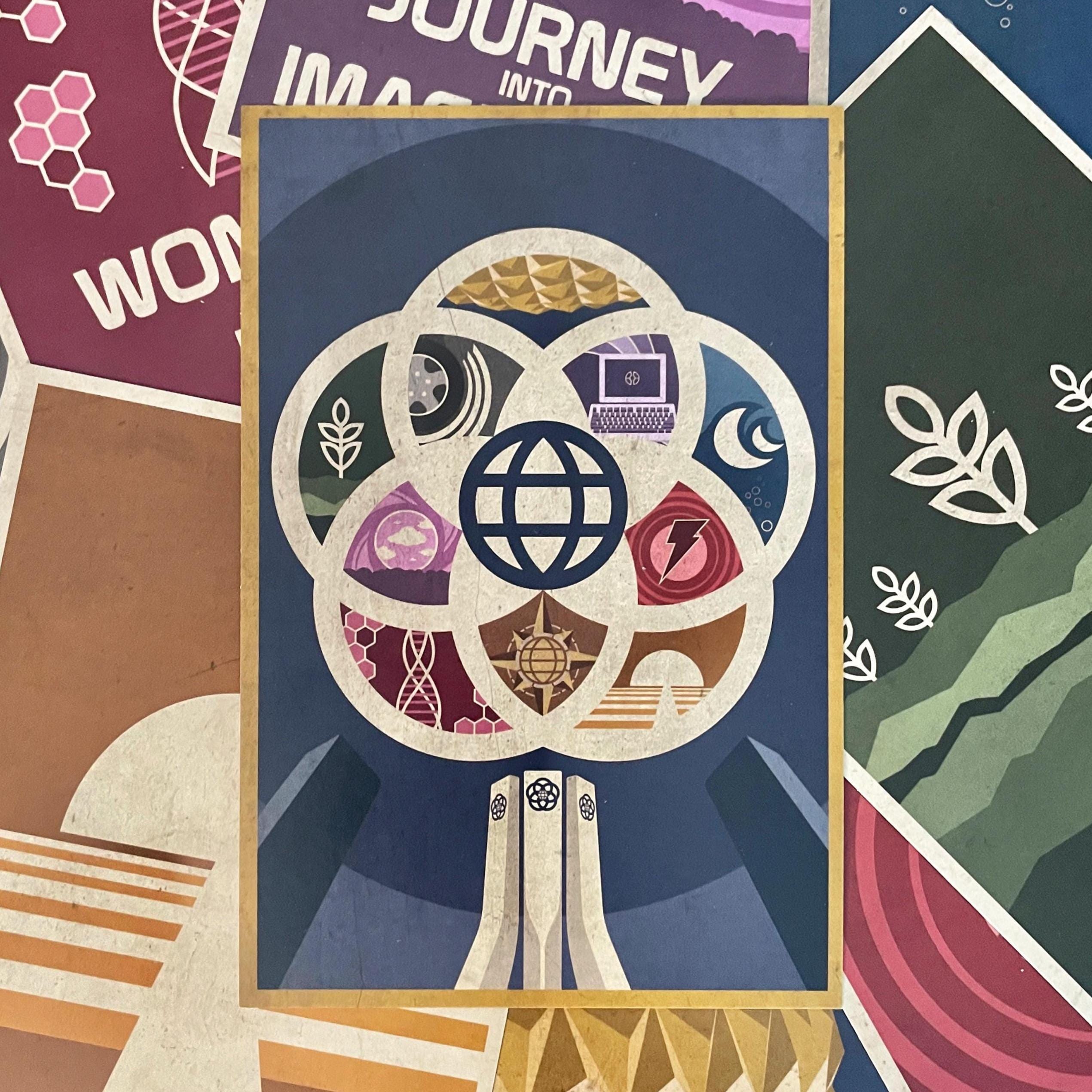 EPCOT Center Postcard Set - Etsy