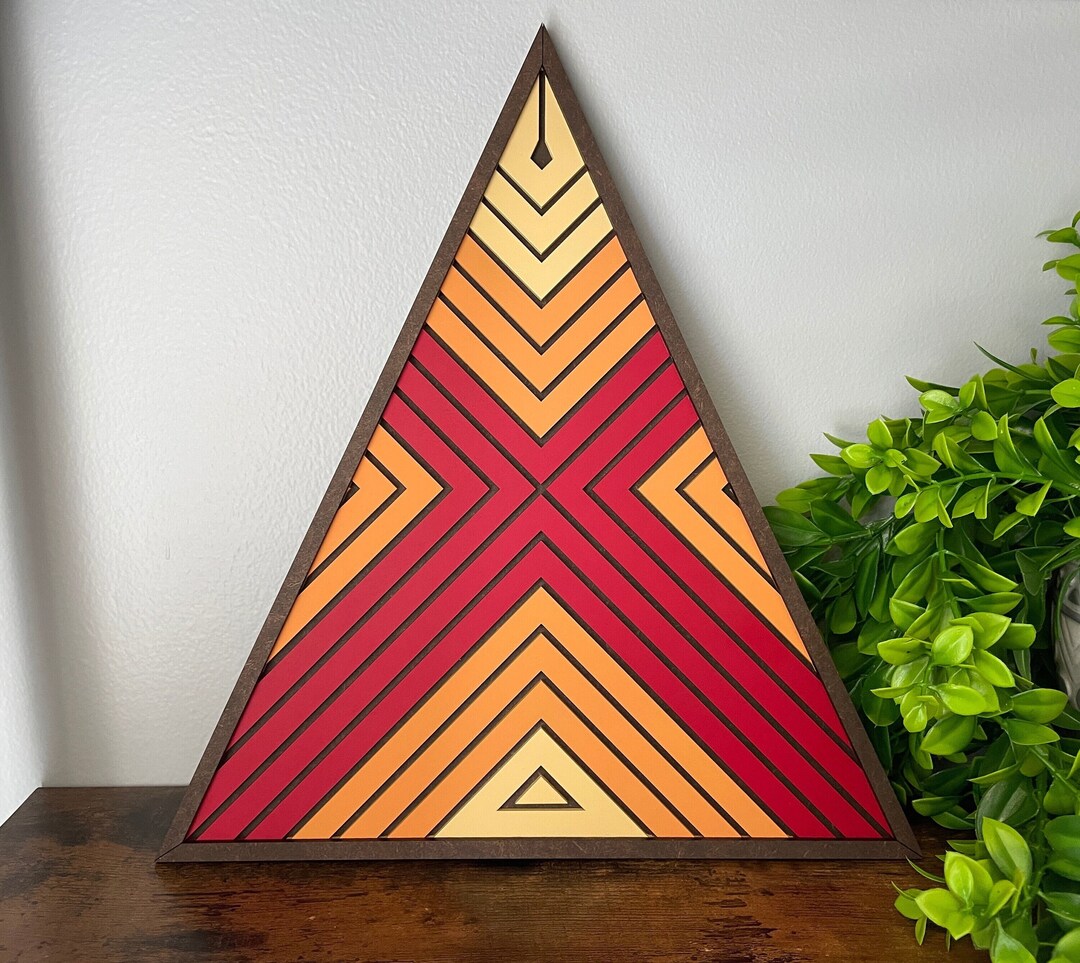 Polynesian Entrance Plaque - Triangle - Etsy