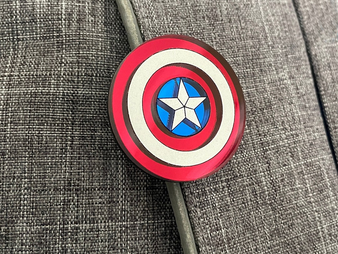 Captain America Shield Pin - Etsy