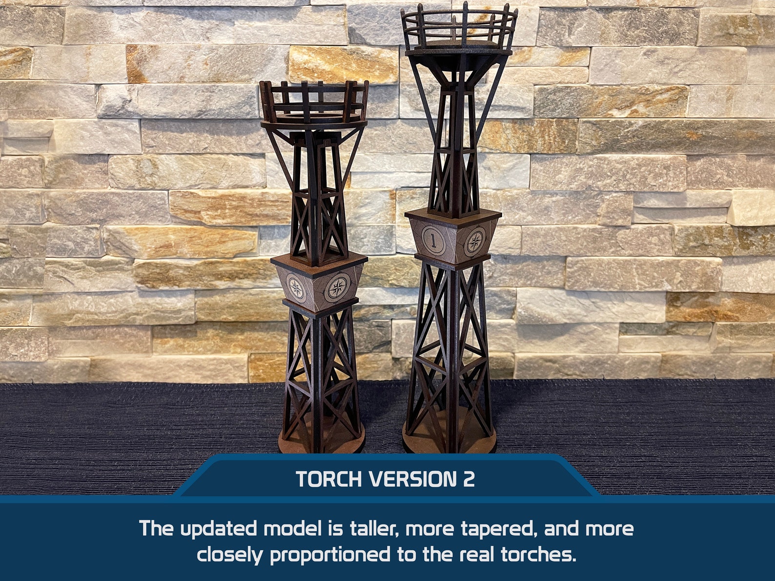 Epcot-inspired Torch - 2 Pack - Candle Holders - Etsy