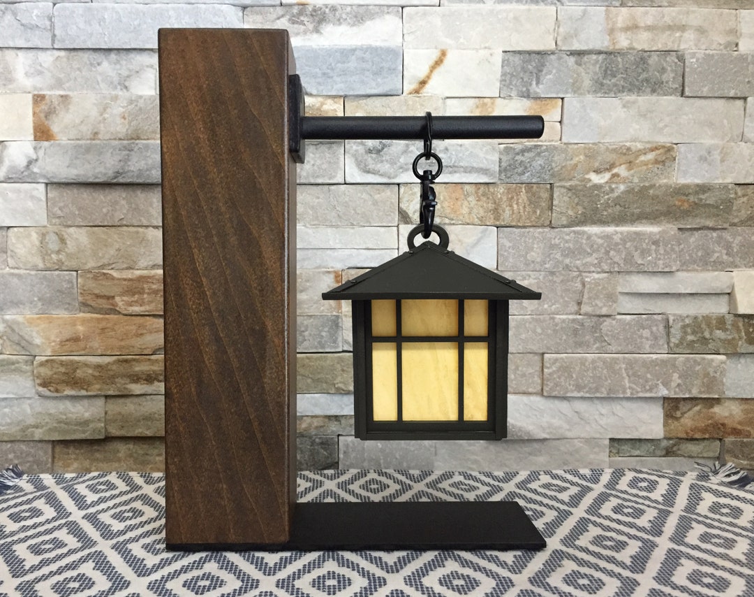 Mini Wilderness Lodge Lantern and Stand - Etsy