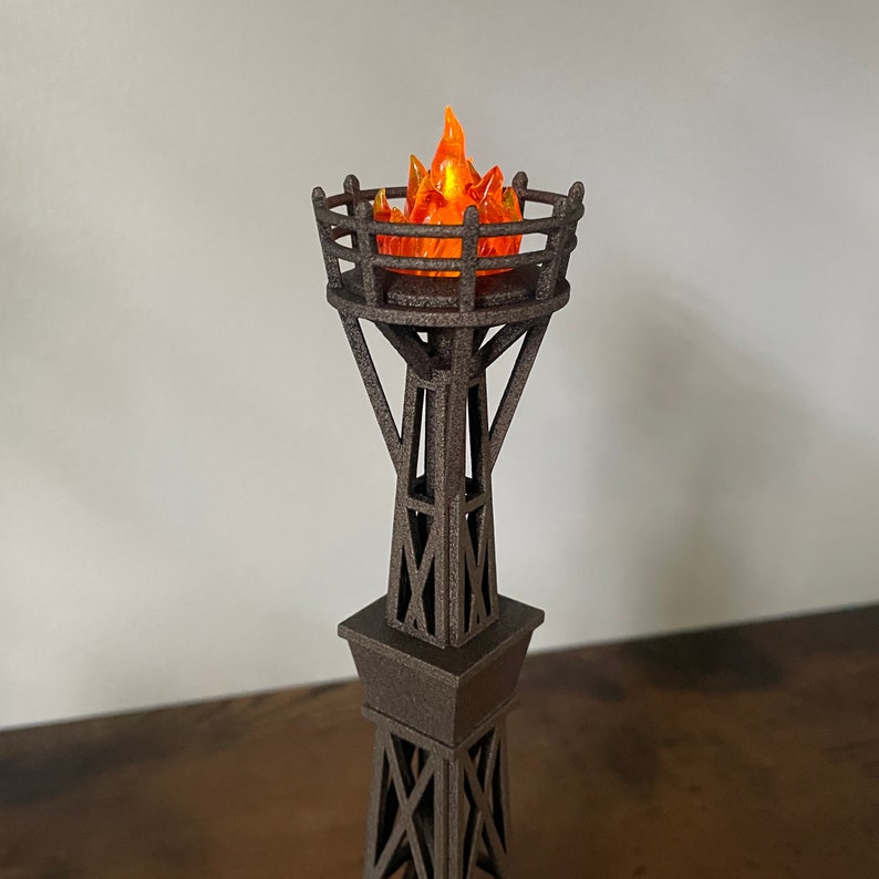 Mini Epcot Torch Ornament - Lights Up - Etsy