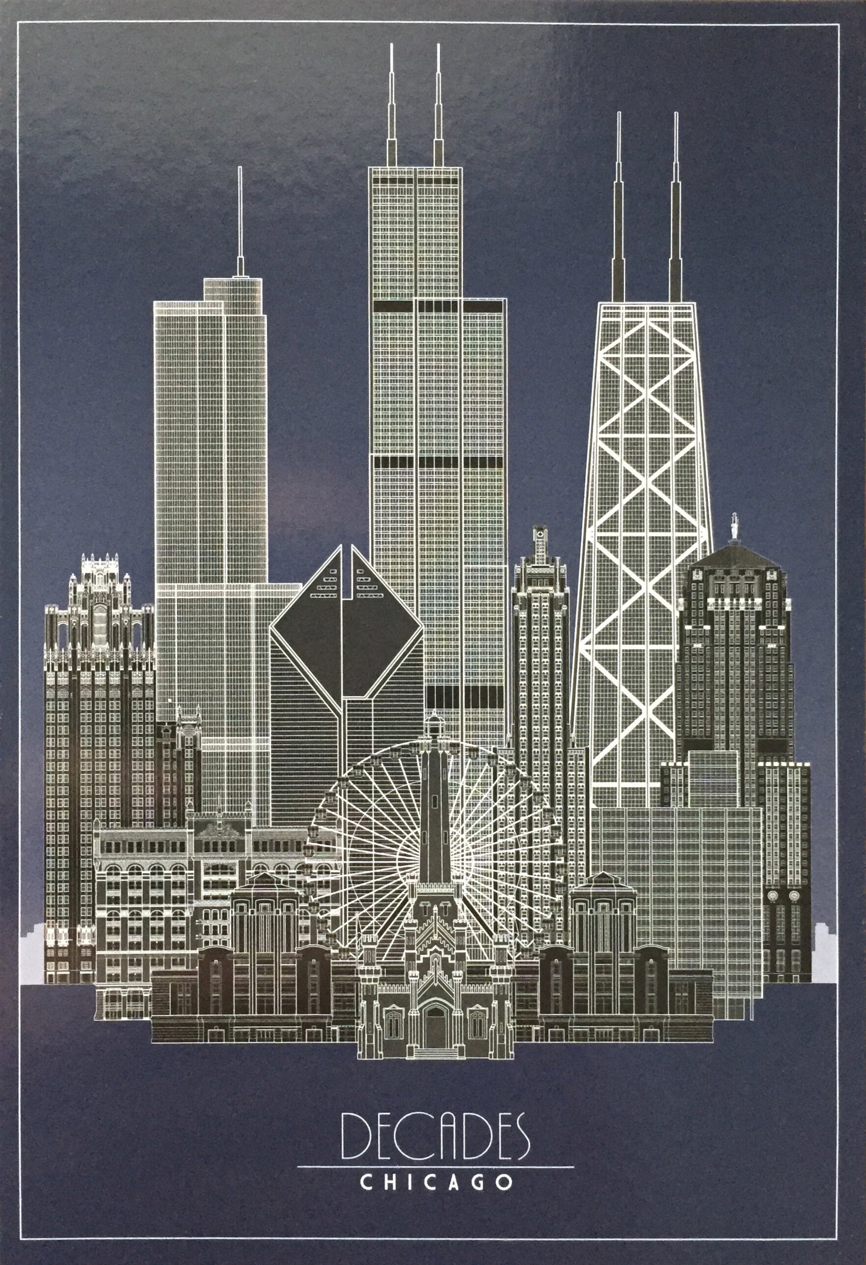 Chicago Architecture Postcards Set of 17 | Etsy