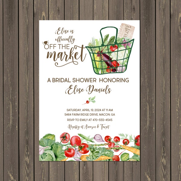 Off the Market Bridal Shower - Etsy