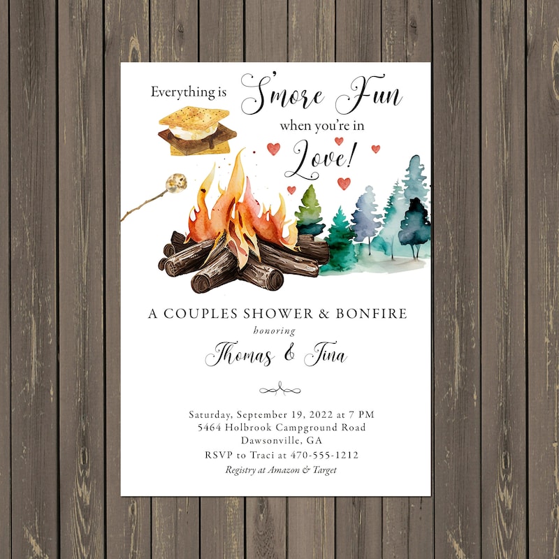 Campfire Wedding - Etsy