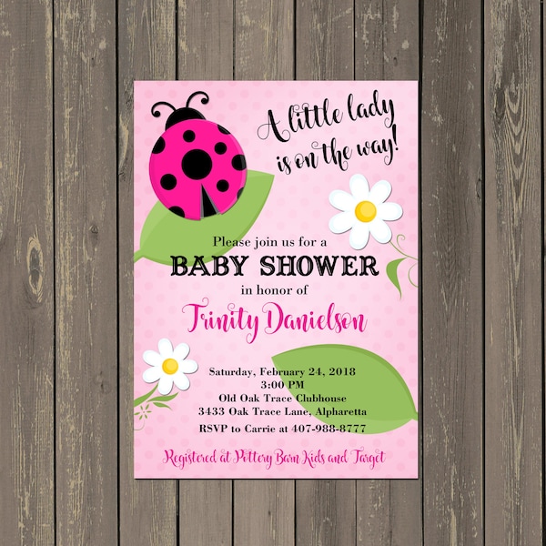 Ladybug Baby Shower - Etsy