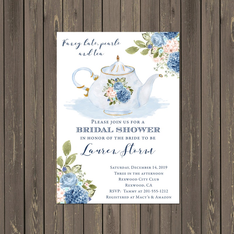 Teapot Invitations - Etsy