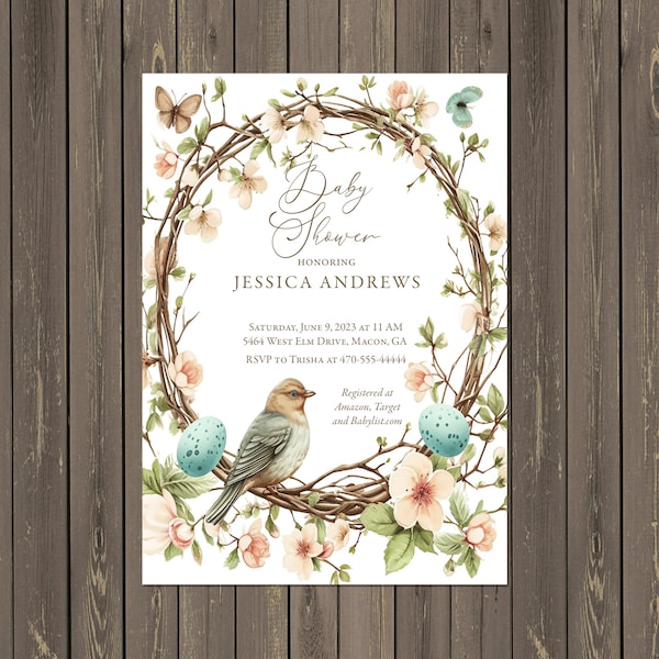 Birds Baby Shower - Etsy