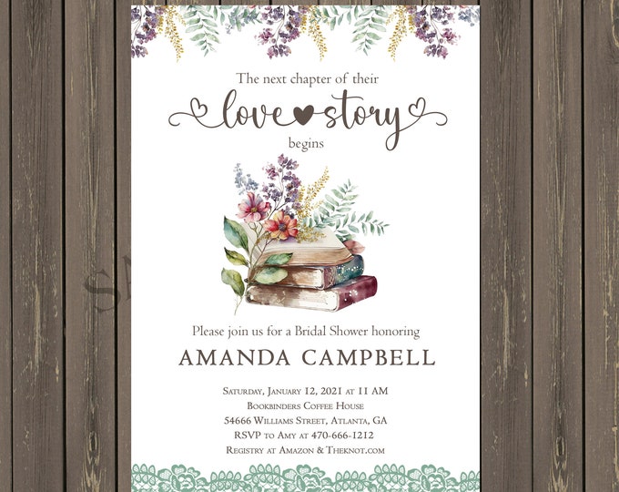 Illustrated Love Story Wedding Invitation Set, Wedding Timeline, Hand ...
