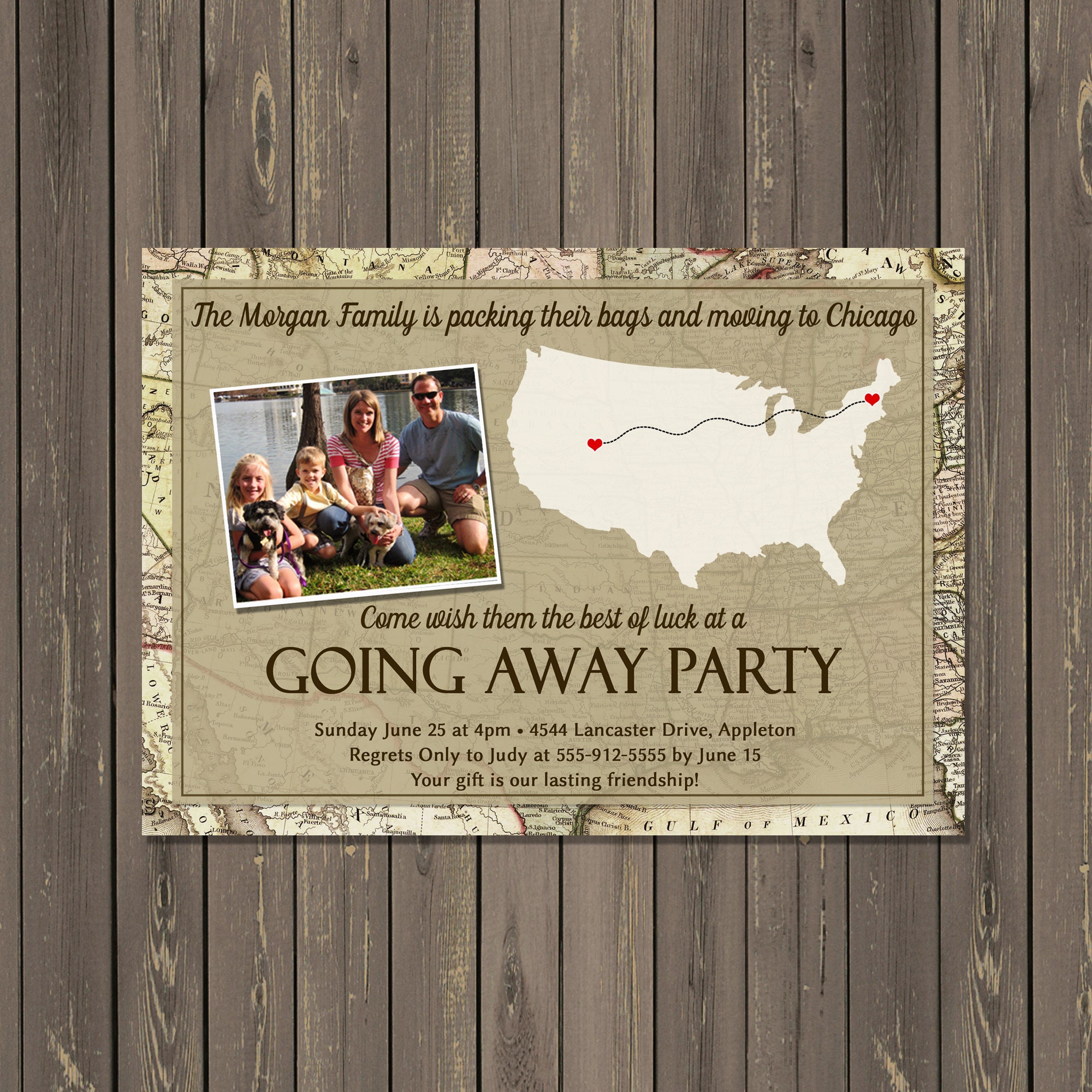 Moving Party Invitations