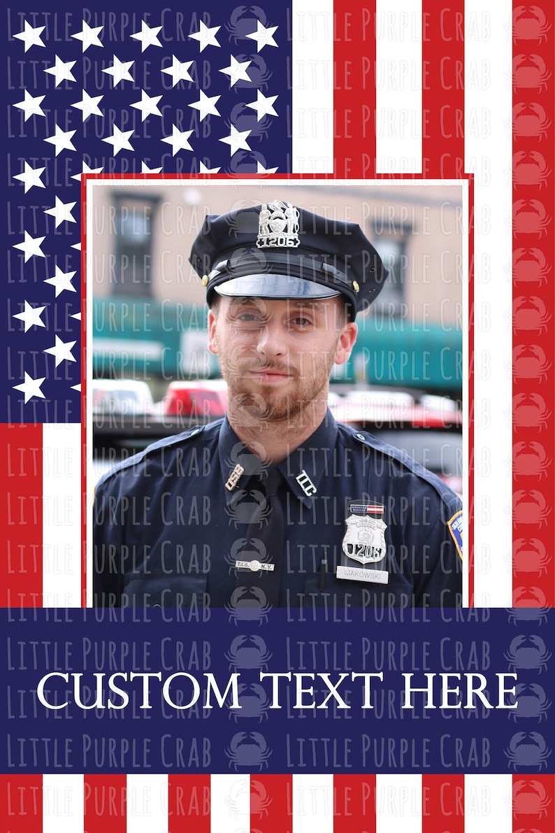 American Flag Photo Garden Flag, Military Photo Flag, Remembrance Flag ...