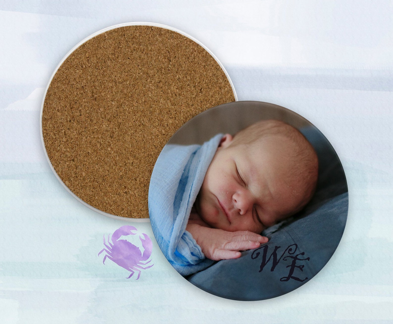 Custom Photo Sandstone Coasters, Personalized Round Coasters - Etsy