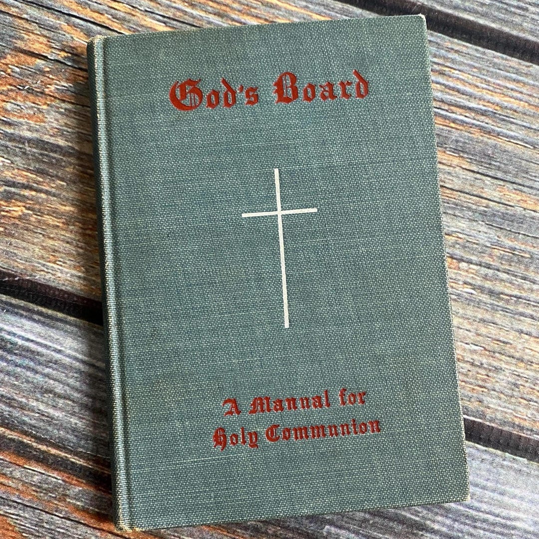 Antique 1898 God’s Board Holy Communion Manual – Rare Religious Book ...
