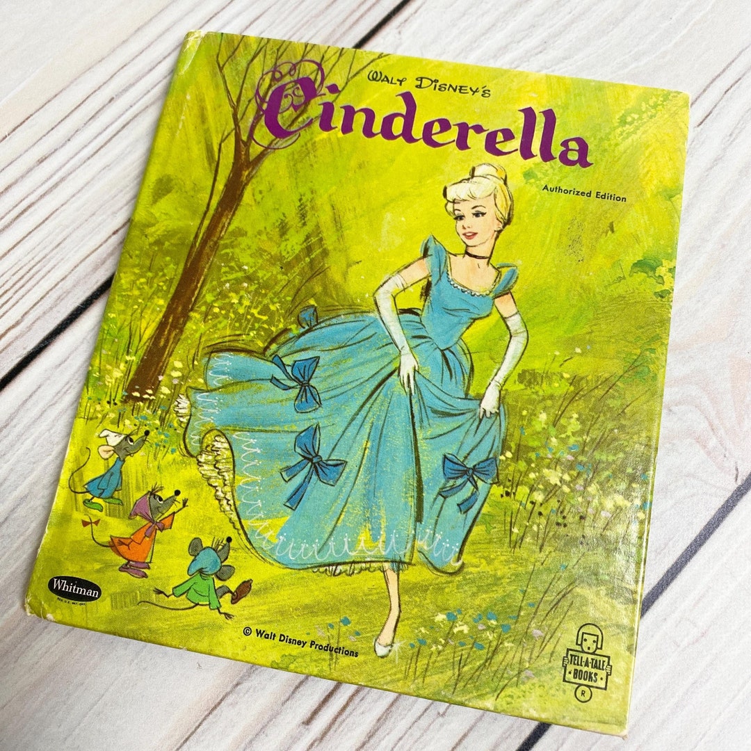 1954 Cinderella Walt Disney Books 1964 Whitman Tell-a-tale Books ...